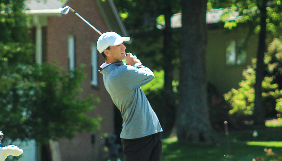 Golfer Sam Davidson ' 24 in the hunt for medalist | Guilford College