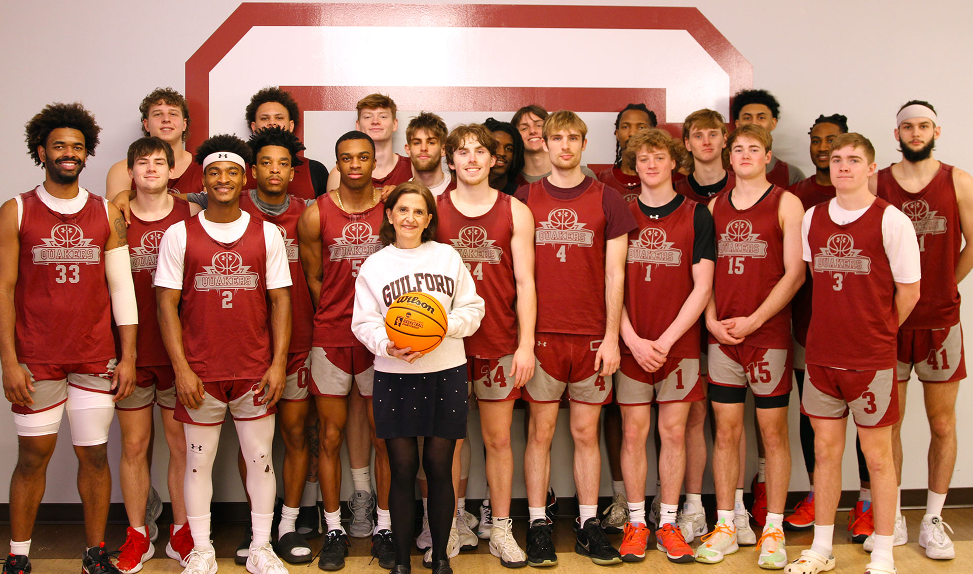 Guilford basketball players get a surprise, presidential visit ...