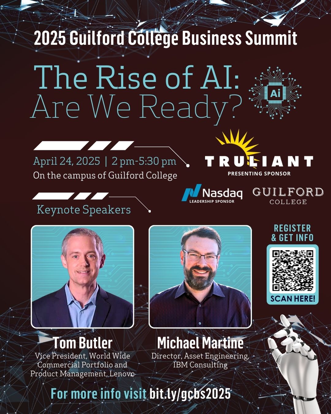 Guilford's Business Summit will explore AI in our lives and work ...