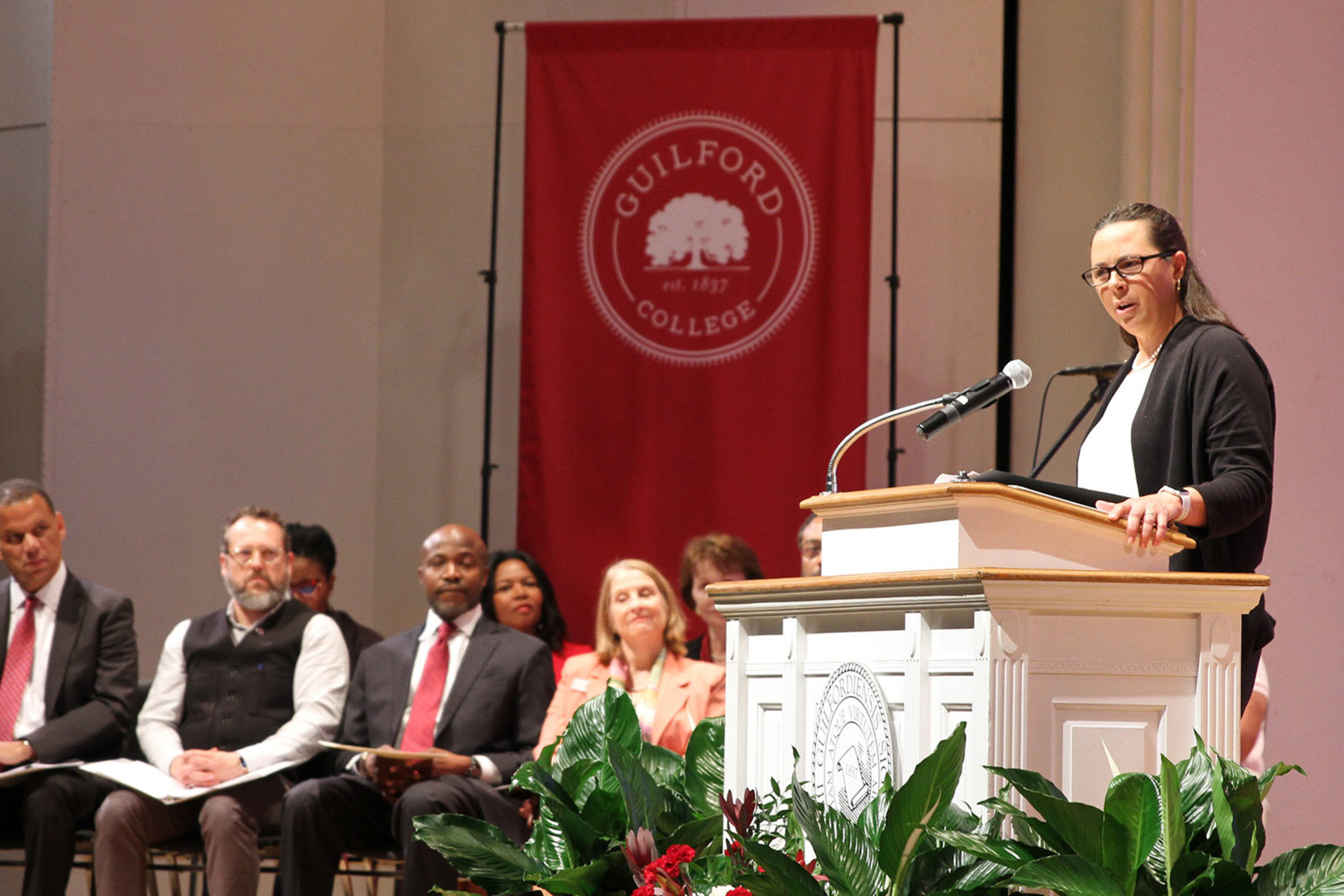 Events included a brief installation of Kyle Farmbry as President