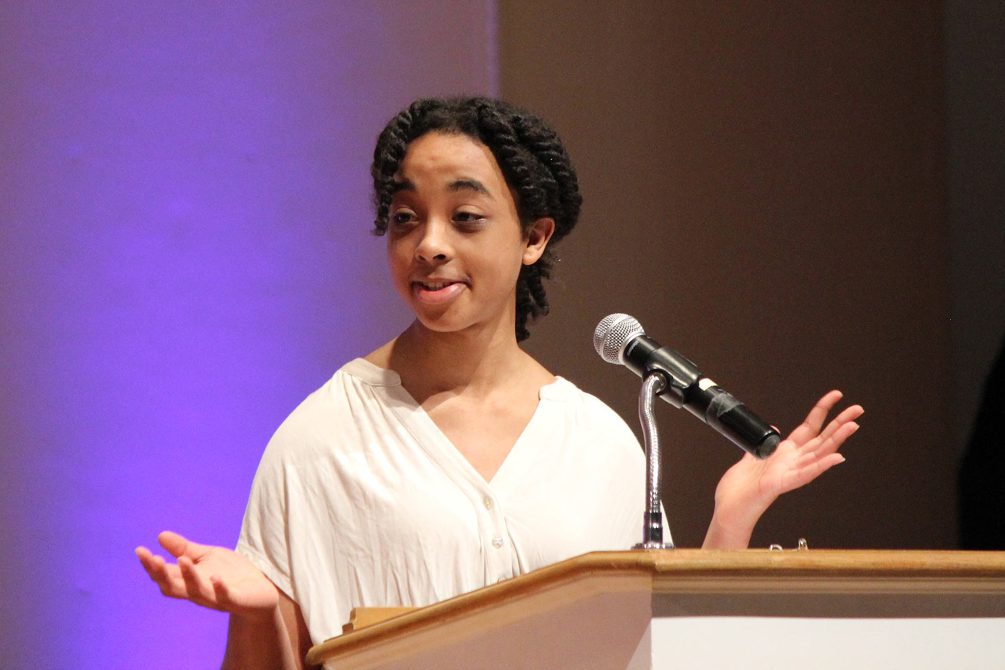 Events included a brief installation of Kyle Farmbry as President